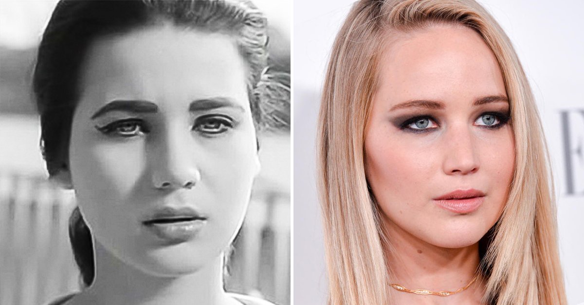 13 famosos increíblemente similares a las personas de fotos antiguas ...